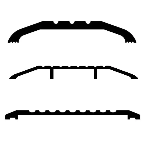Durable Low Level Thresholds: Aluminium - 3.2mm