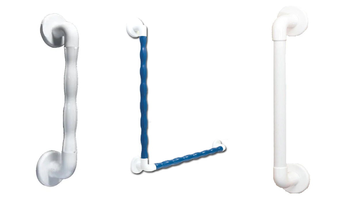 Natural Grip & Plastic Fluted Grab Rails