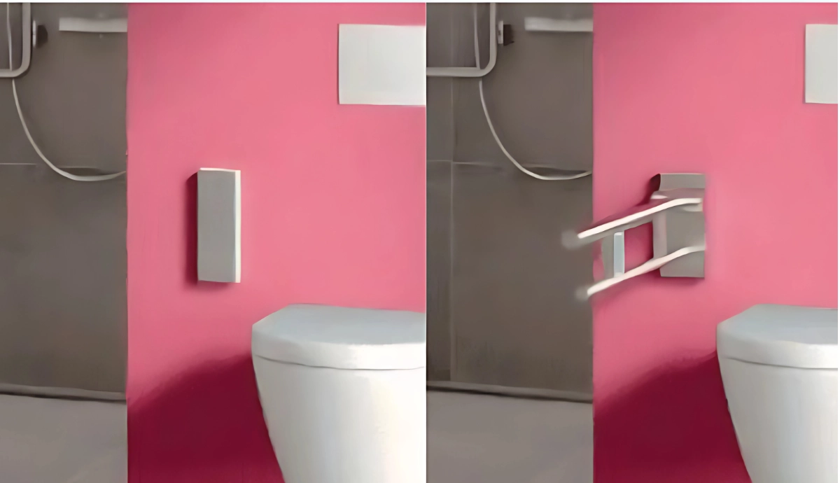 Folding Support Arms - Concealed & Removable