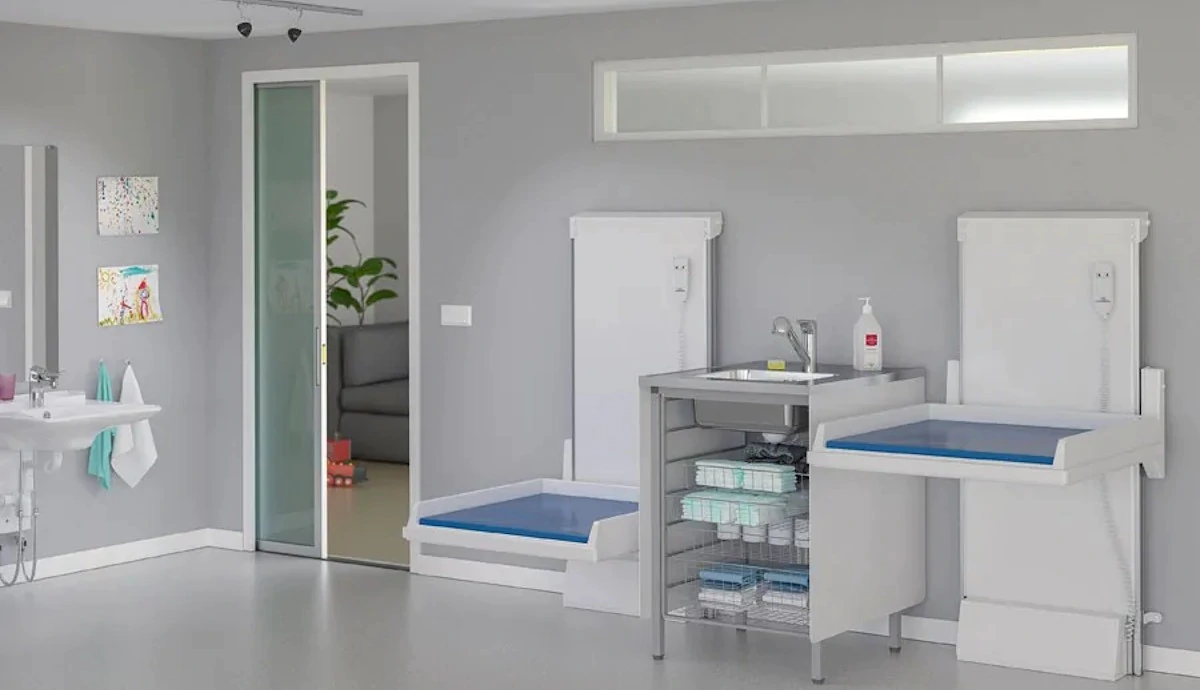 Granberg Height Adjustable Day-care Changing Tables