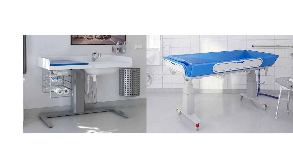 Height Adjustable Nursing Tables for Comfort and Convenience