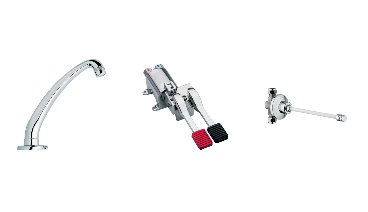 Washroom Knee, Pedal Taps and Spouts