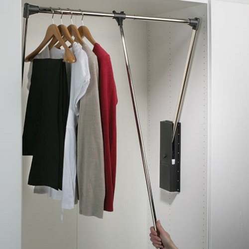 Manual and Electric Fold Down Wardrobe Rails