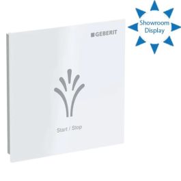 Wall-mounted Start/Stop Control Panel for Geberit AquaClean - White Plastic