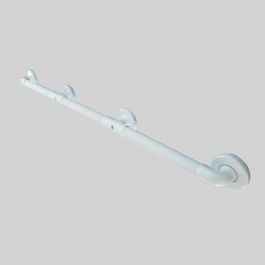 AKW - Heavy Duty Plastic Fluted Grab Rail 1067x32mm - White