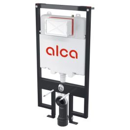 Alca 1.12m Slim Pre-Wall Frame & Cistern, Front Actuator, 83 to 100mm ...