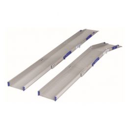 Ultralight Combi Folding & Telescopic Channel Ramps, 207 or 276cm L (Pair)