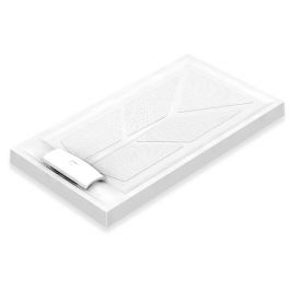AKW Sulby Step-in Shower Tray, 110mm High, Built in Gravity Waste ...