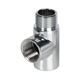 Diffusion Dual Fuel T-piece, 50mm - Chrome