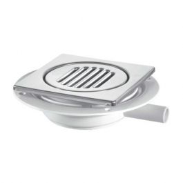 McAlpine Stainless Steel Horizontal Untrapped Gully 22mm Outlet - Tiled ...