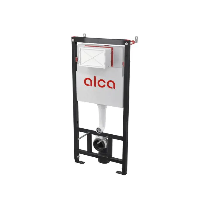 Alca 1.12m Pre-Wall Frame & Cistern, Front Actuator, (125mm Deep) WRAS ...