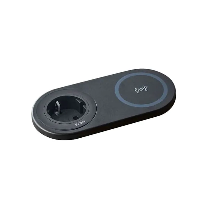 EVOline One DisQ w/ Single Socket & Wireless Charger - Choice of Colour
