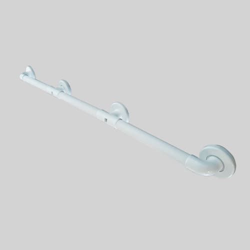 AKW - Heavy Duty Plastic Fluted Grab Rail 1067x32mm - White
