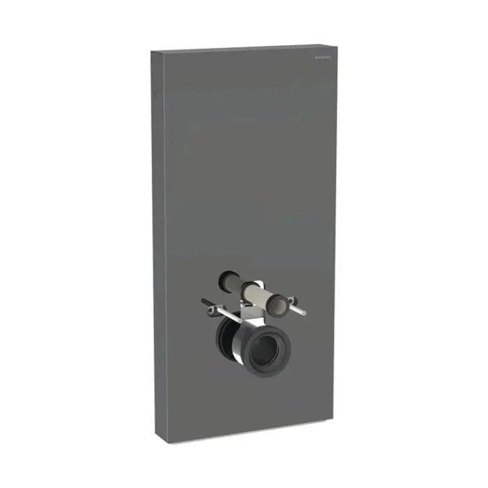 Geberit Monolith for Wall-hung WC, 101 cm, Front: Lava Glass, Sides ...
