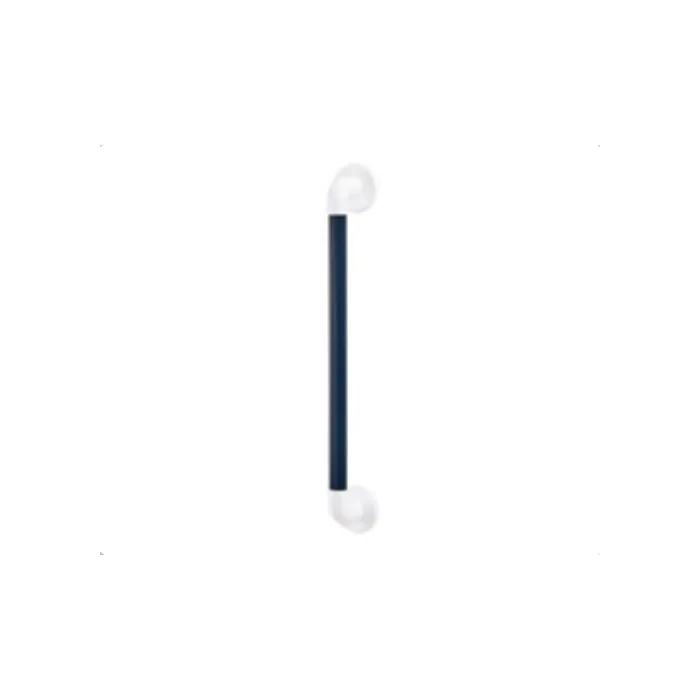 AKW - 450x32mm Straight Plastic Fluted Grab Rail - Dark Blue
