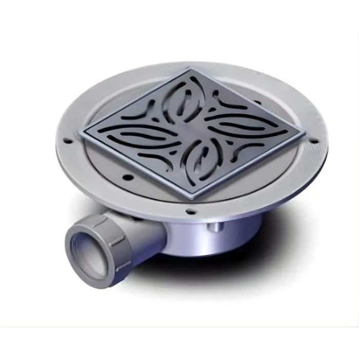 AKW Low Height Dry Gravity Waste, with TF Tiled Floor Adaptor