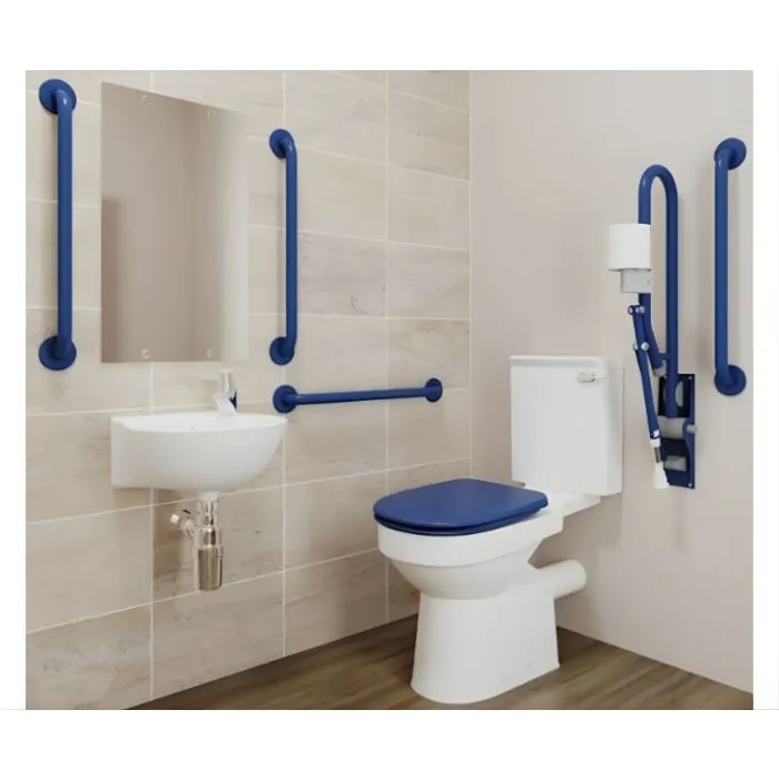 AKW Standard Close-Coupled Doc M Pack 5, TMV3 Tap - Choice Grab Rail ...