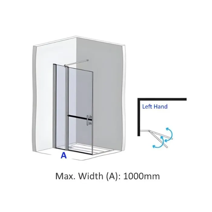 AWS Liberation LH Fixed Glass Panel & Split Level Door - Custom Size (A ...