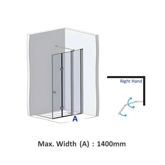AWS Liberation RH Fixed Glass Panel, with Full Height Bi-fold Door ...