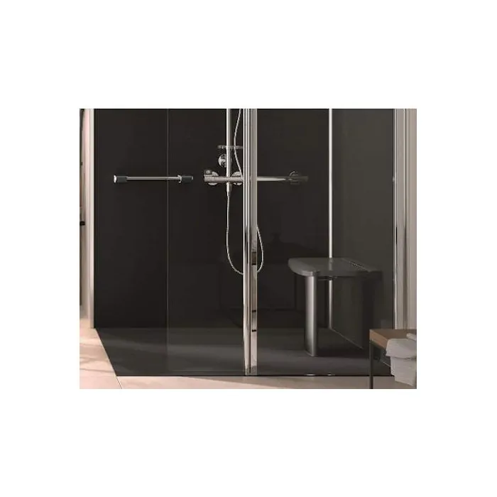 AKW Onyx Exclusif Black Slate Effect, Level Access Shower Tray - Choice ...