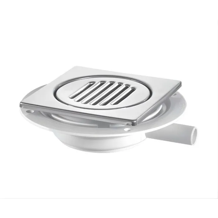 McAlpine Stainless Steel Horizontal Untrapped Gully 22mm Outlet - Tiled ...