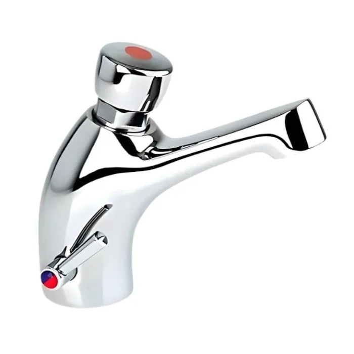 Inta Non-concussive Washbasin Mounted Mixer Tap, with Temperature Control