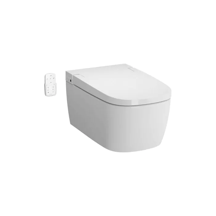 VitrA V-Care Smart WC - Essential Shower Toilet, 60cm Wall Hung Pan ...