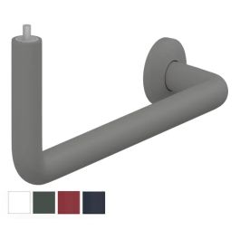 Pressalit PLUS Anglehandrail Section 400x154mm, Incl. Wall Rosette ...