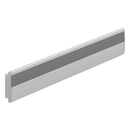 Pressalit PLUS Horizontal Wall Track - Anthracite Grey, 600-3900mm Lengths
