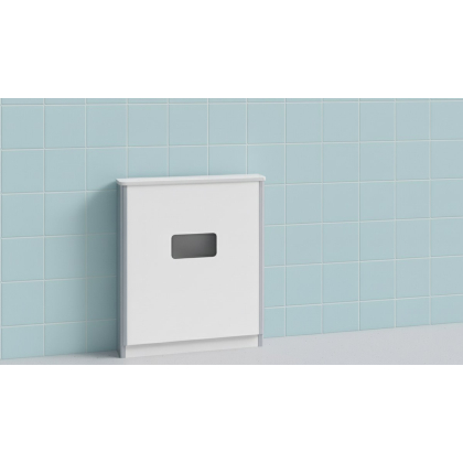 Alca 1.12m Slim Pre-Wall Frame & Cistern, Front Actuator, 83 to 100mm ...