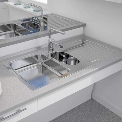 Shallow Bowl Kitchen Sinks