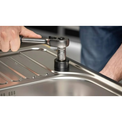 Inta Intatherm Safe Touch TMV3 Thermostatic Washbasin Mixer Tap, 140mm ...